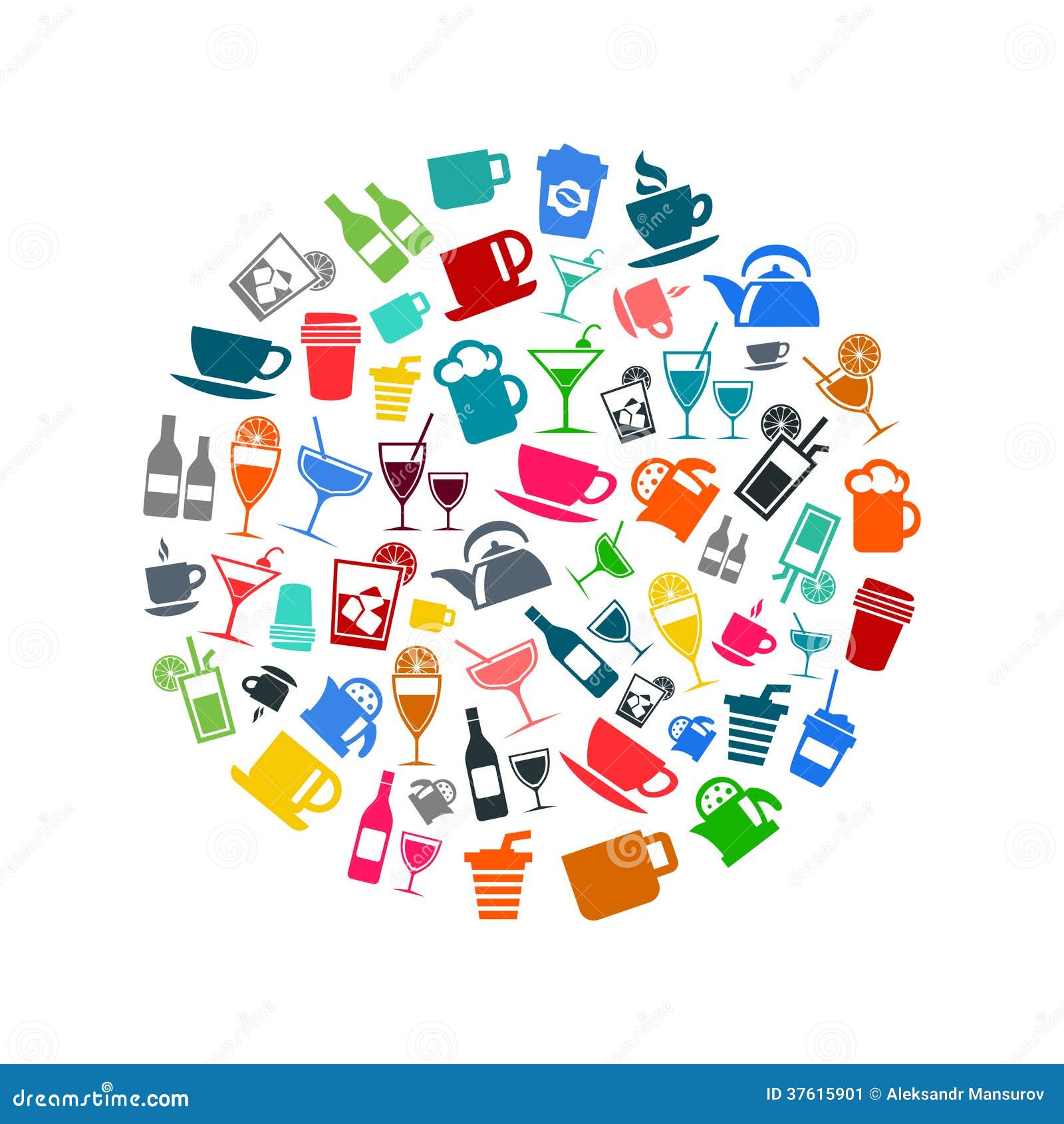 Food a sphere stock vector. Illustration of apple, abstraction - 37615901