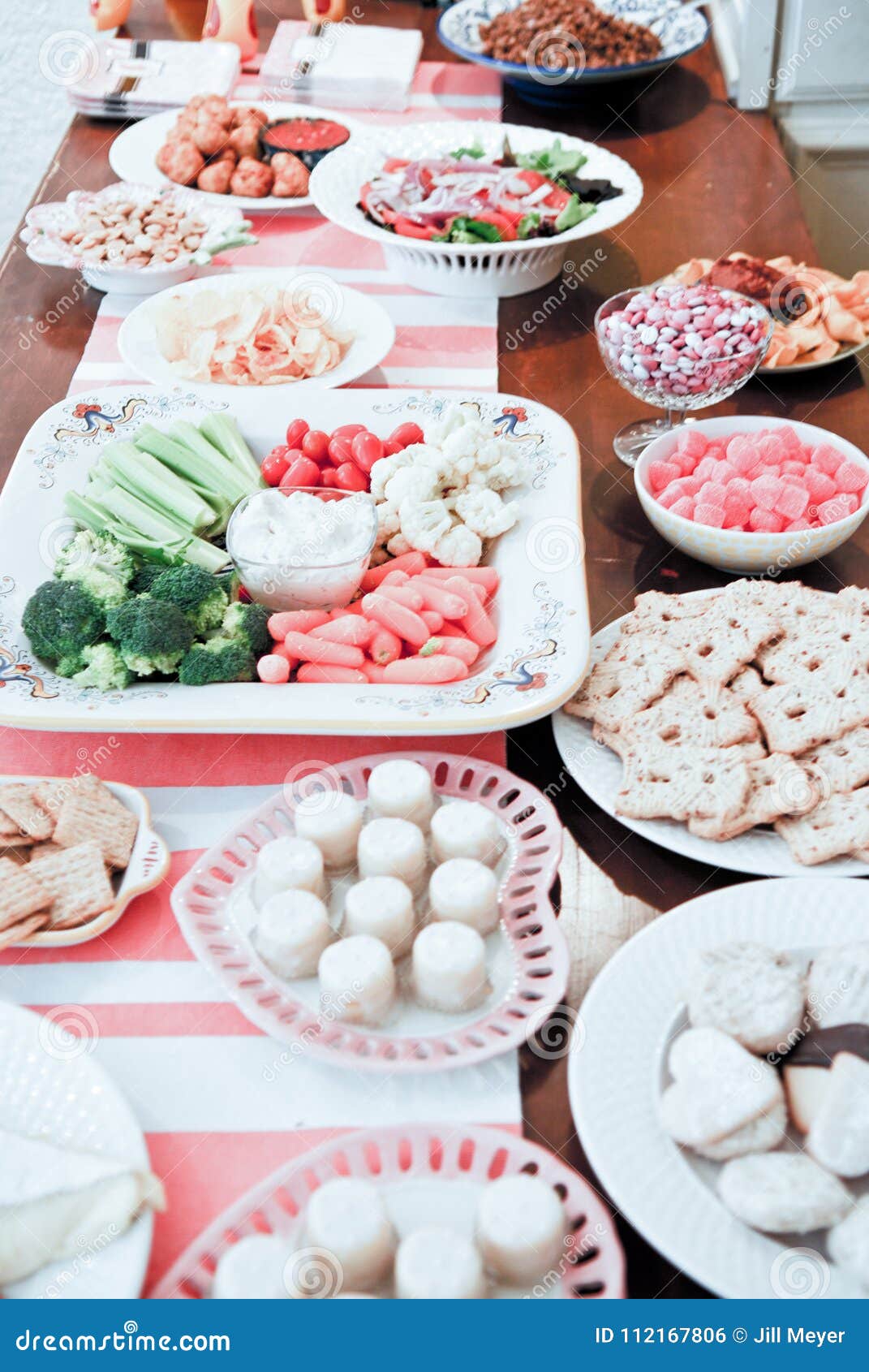 Food spread out on a table stock photo. Image of eating - 112167806