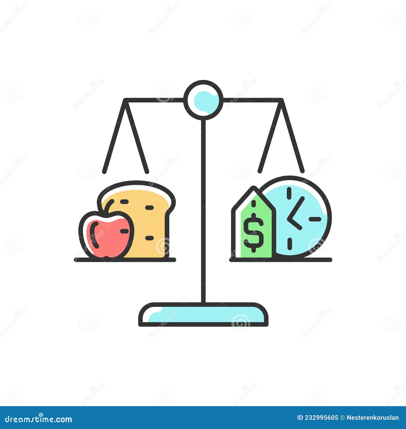 Food Stability RGB Color Icon Stock Vector - Illustration of icon ...