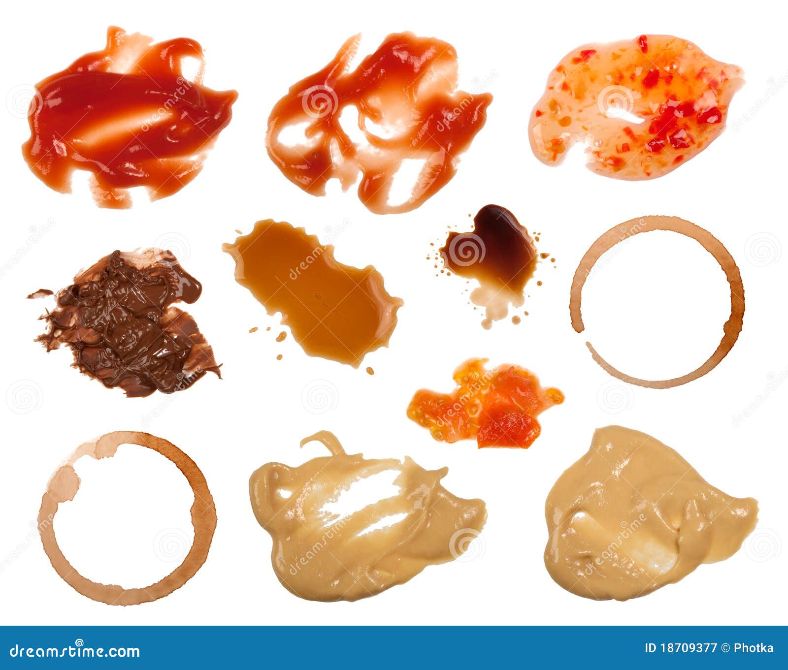 Food stains stock image. Image of circle, grungy, fleck - 18709377