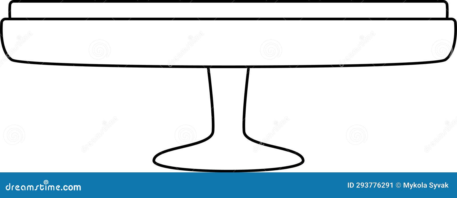 Food Stand Outline stock vector. Illustration of market - 293776291