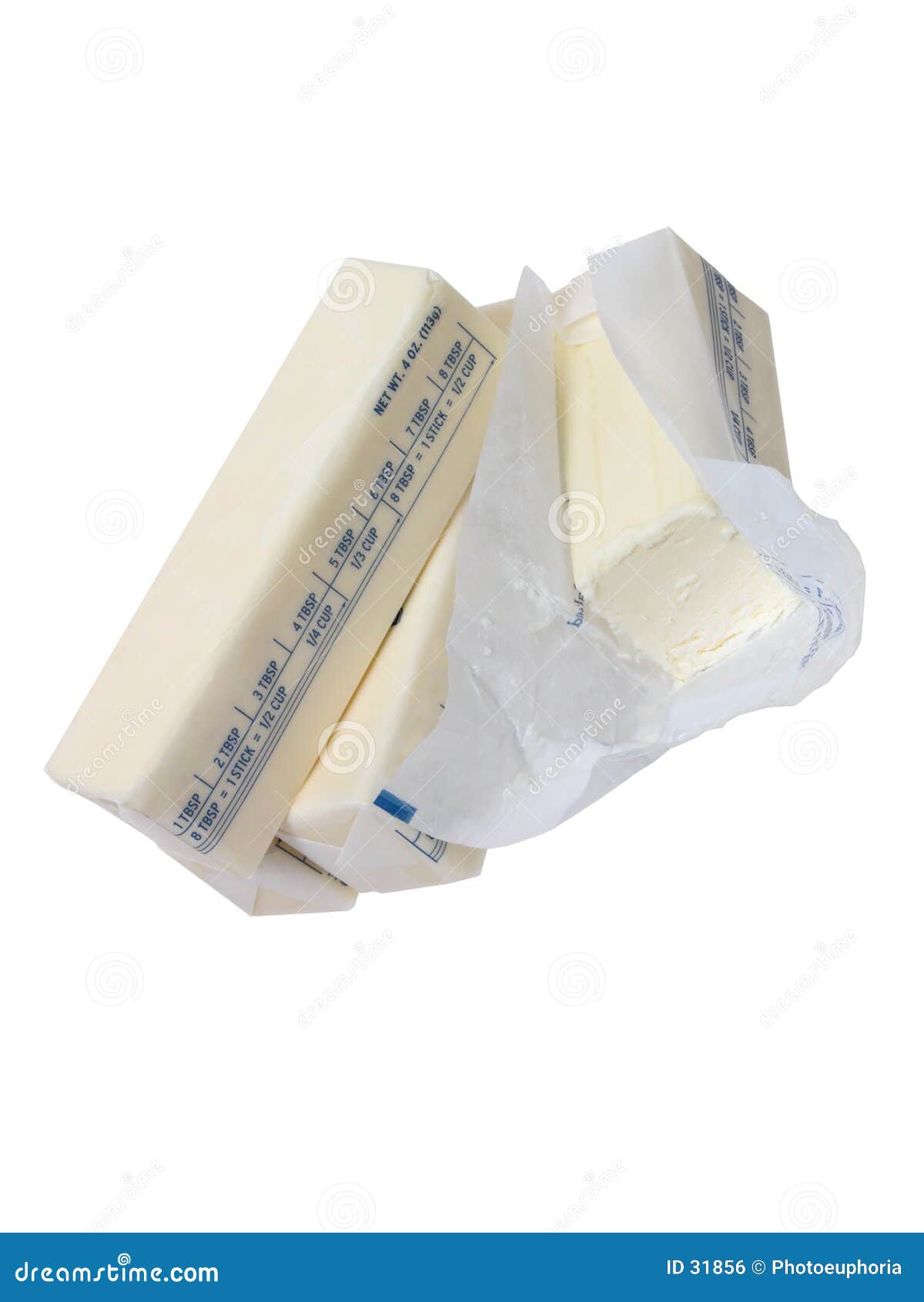 Food: Sticks of Butter stock photo. Image of measurement - 31856