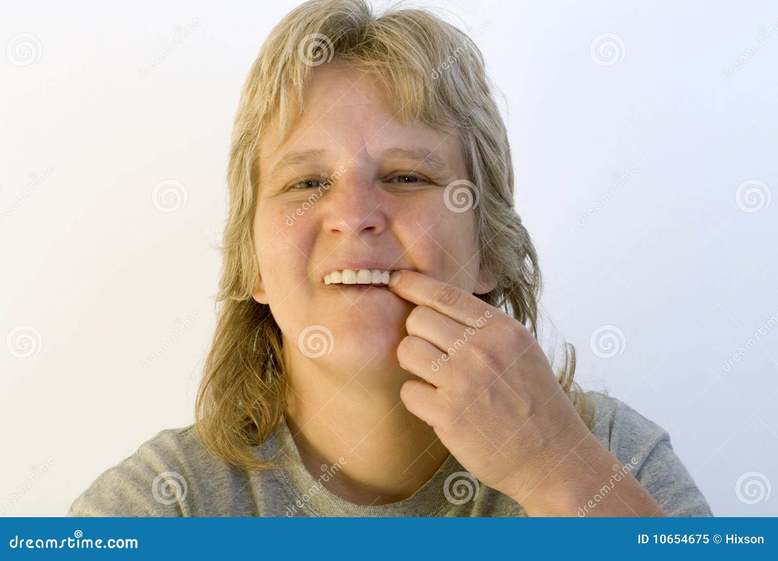 Food Stuck In Teeth Stock Image Image Of White Picking 10654675