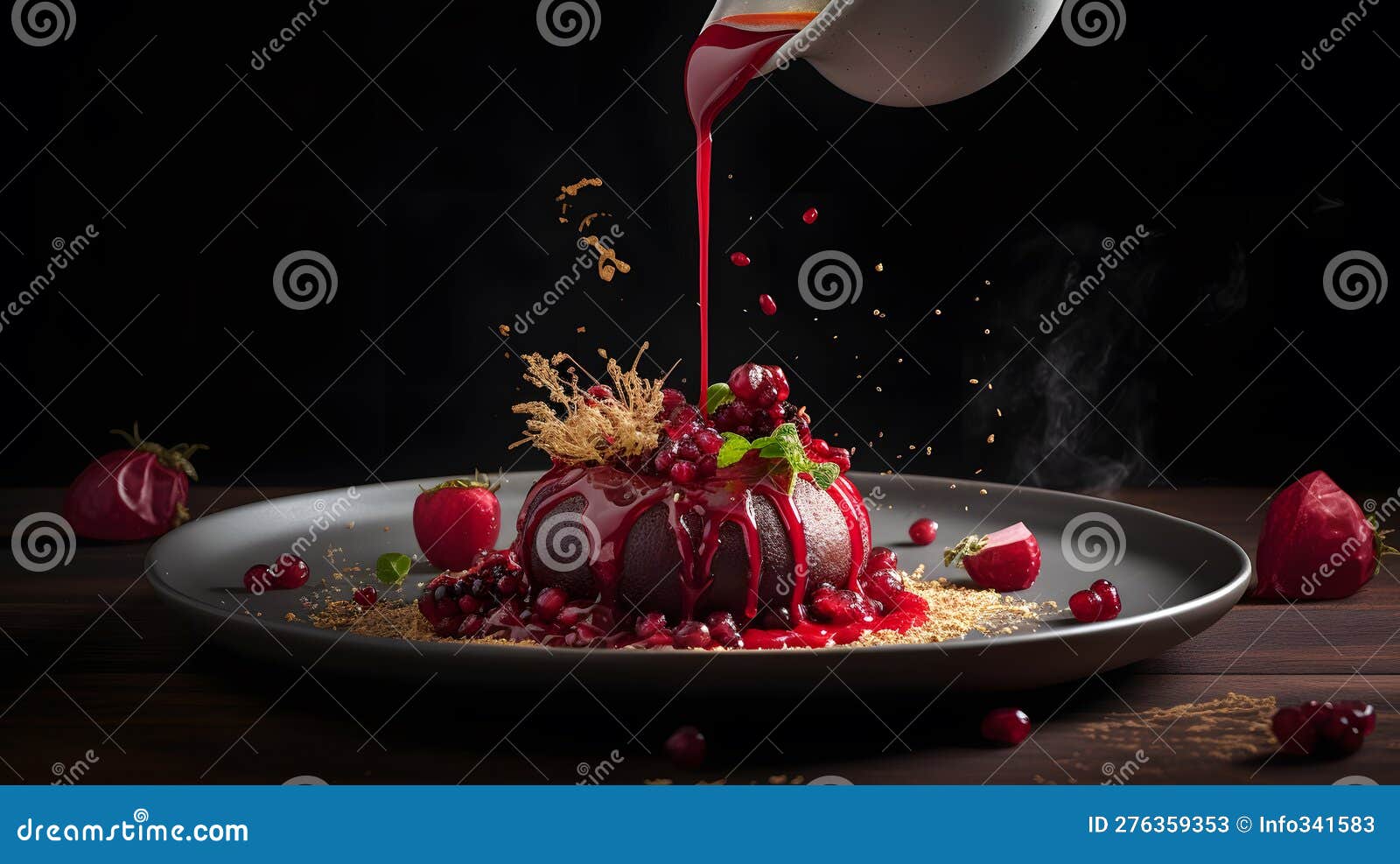 Food Styling Gastronomy Composition Aesthetics Created with Generative ...