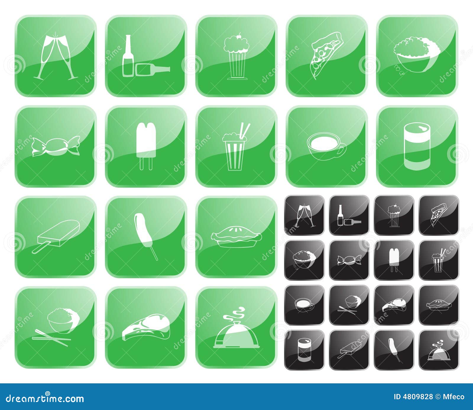 Food symbol2 vector stock vector. Illustration of meat - 4809828