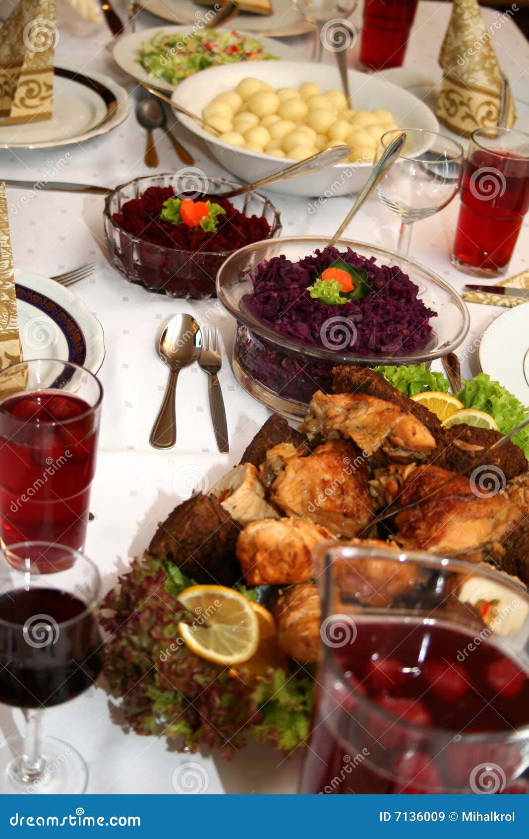 Food table stock image. Image of dining, house, heal, eating - 7136009