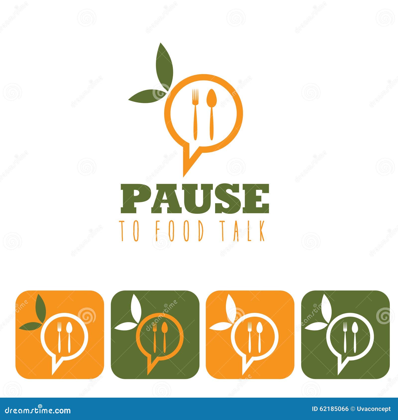 Food Talk Concept and Icon Set Stock Vector - Illustration of nature ...