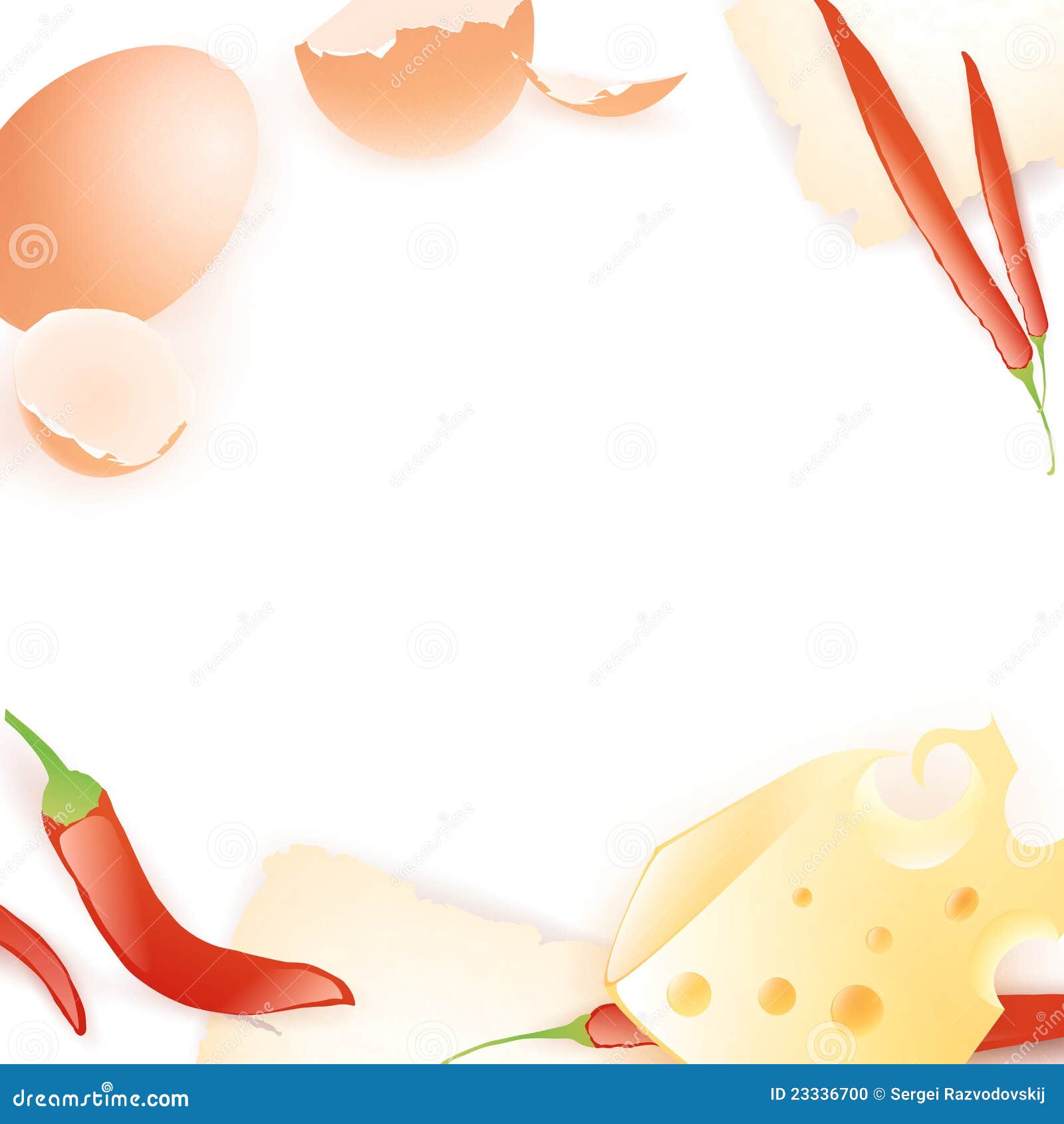 Food template stock vector. Illustration of nutrition - 23336700