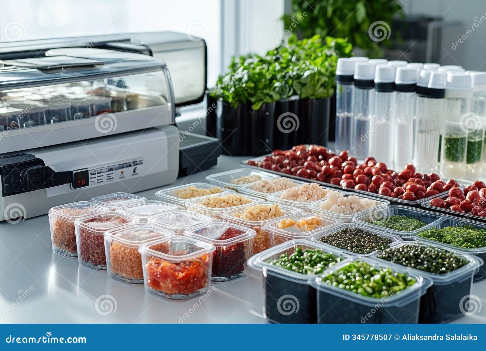 Food Testing Lab, a Food Quality Lab Setup with Equipment and Samples ...