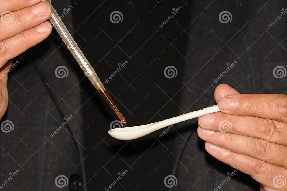 Food Testing by Odor Test or Smell Test Stock Photo - Image of ...