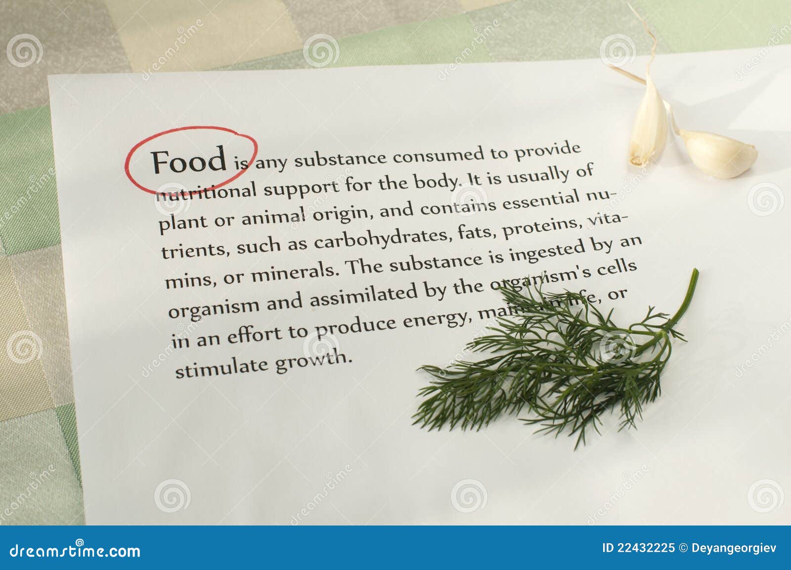 Food. Text on paper stock image. Image of food, handwriting - 22432225