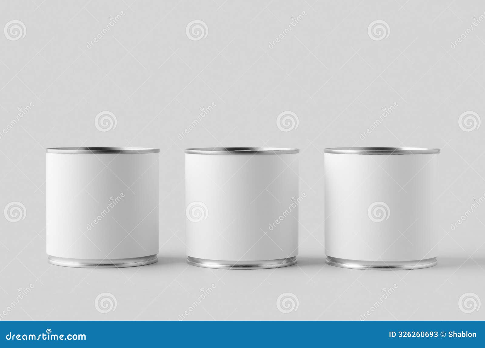 Food Tin Can Packaging Mockup, Medium Size Stock Image - Image of ...