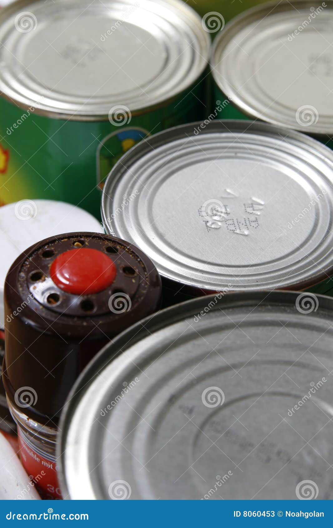 Food tins cans stock image. Image of packaged, food, assorted - 8060453