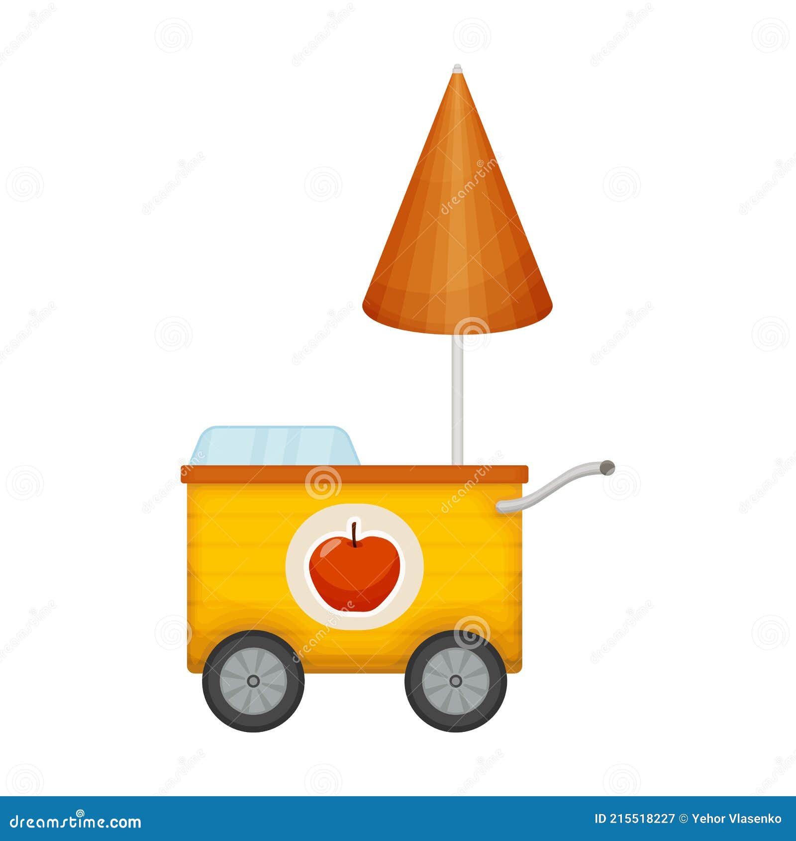 Food Trailer Vector Icon.Cartoon Vector Icon Isolated on White ...