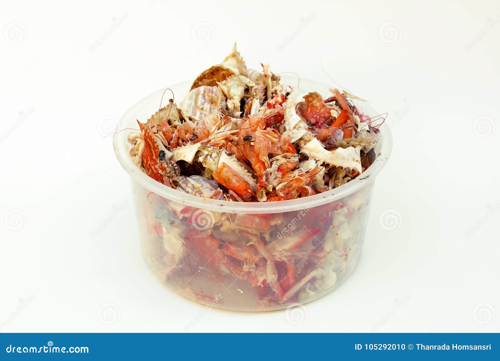 Food Trash, Crab Shell and Shrimp Shell Stock Photo - Image of gourmet ...