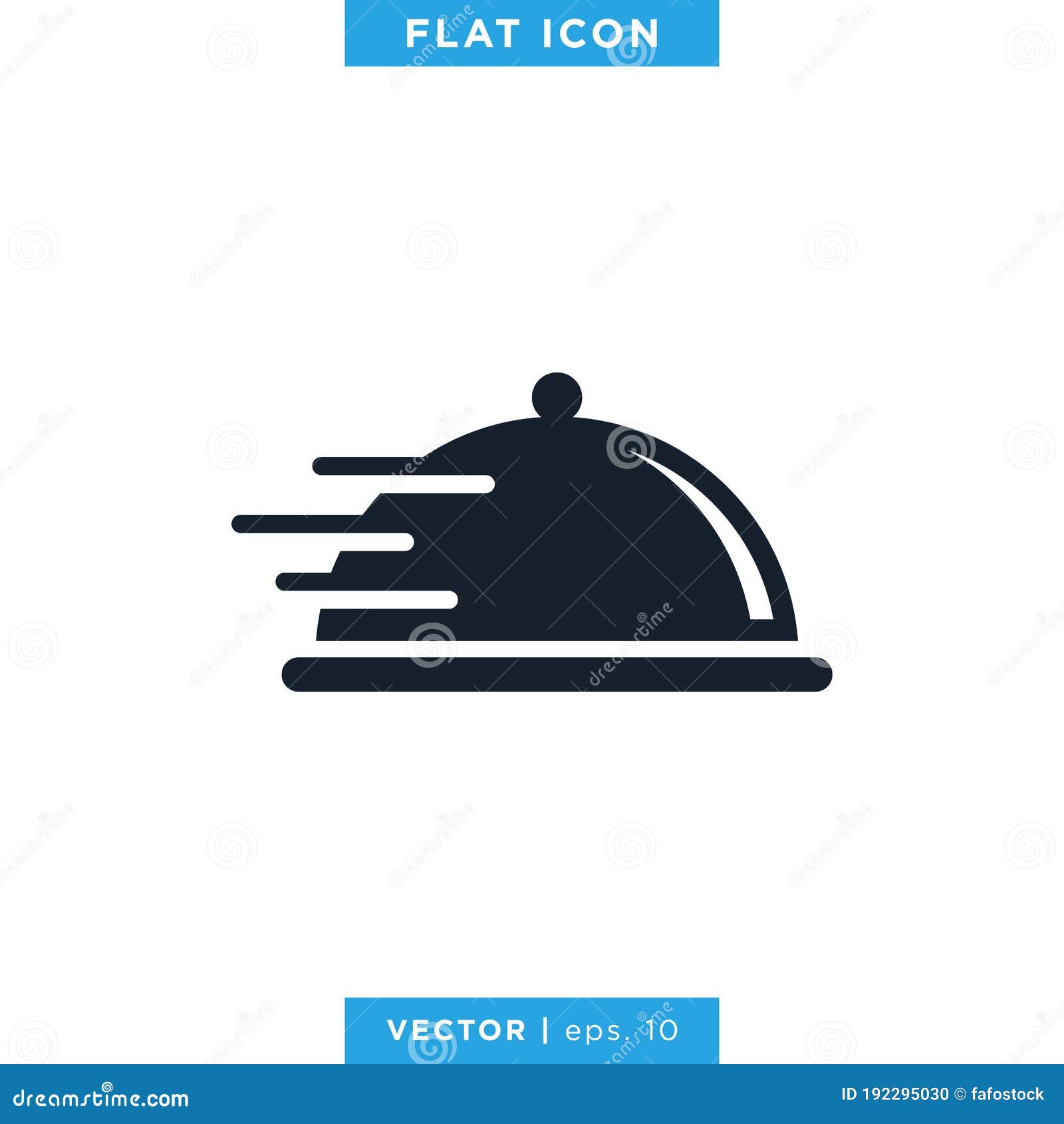 Food Tray Icon Vector Design Template. Stock Vector - Illustration of ...