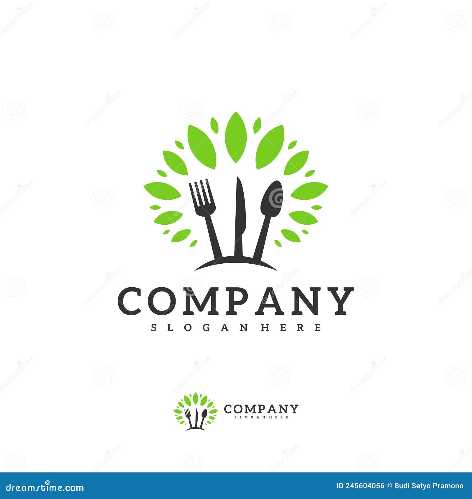 Food Tree Logo Vector Template, Creative Tree Logo Design Concepts ...