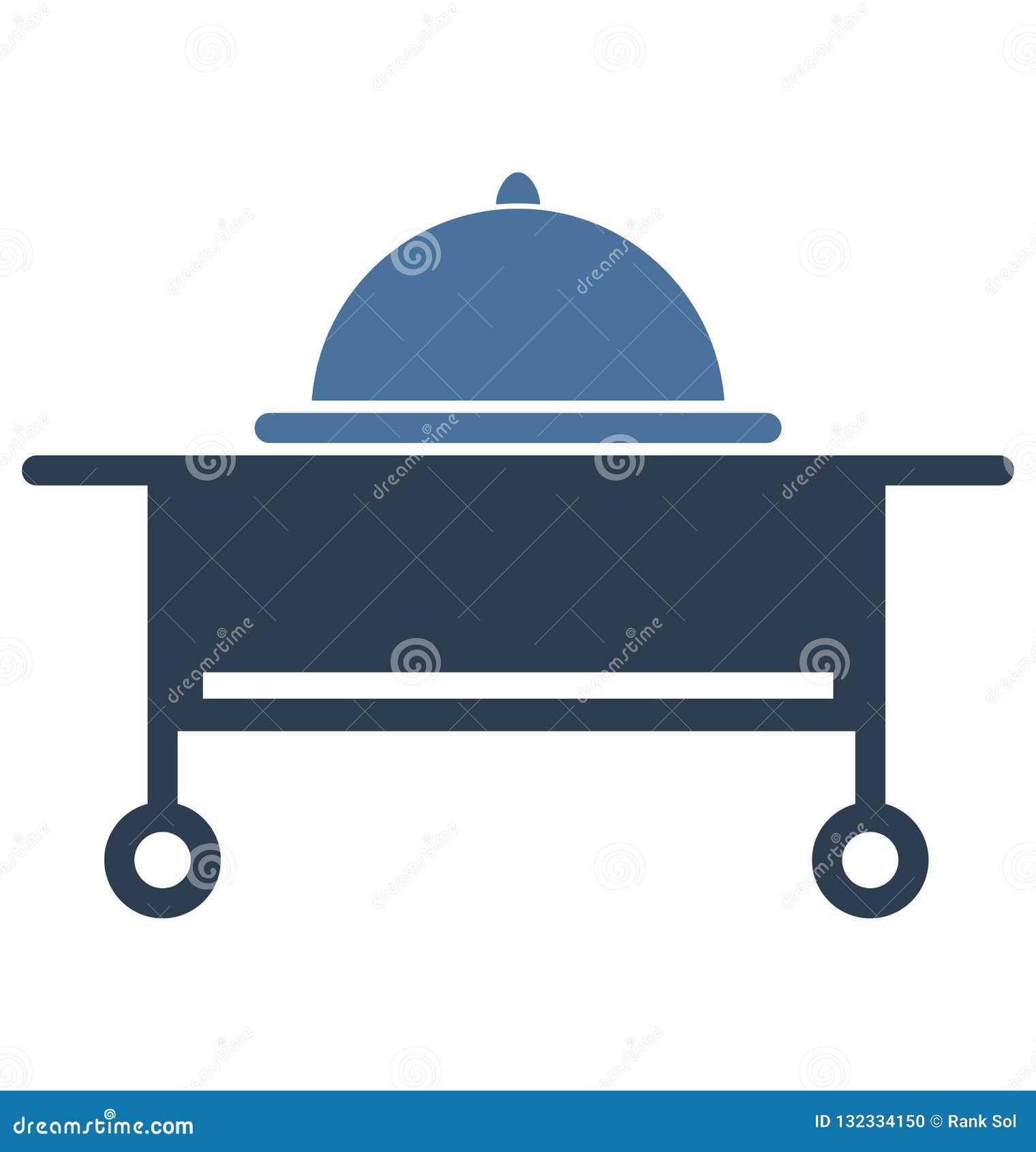 Food Trolley Isolated Vector Icon that Can Be Easily Edit or Modified ...