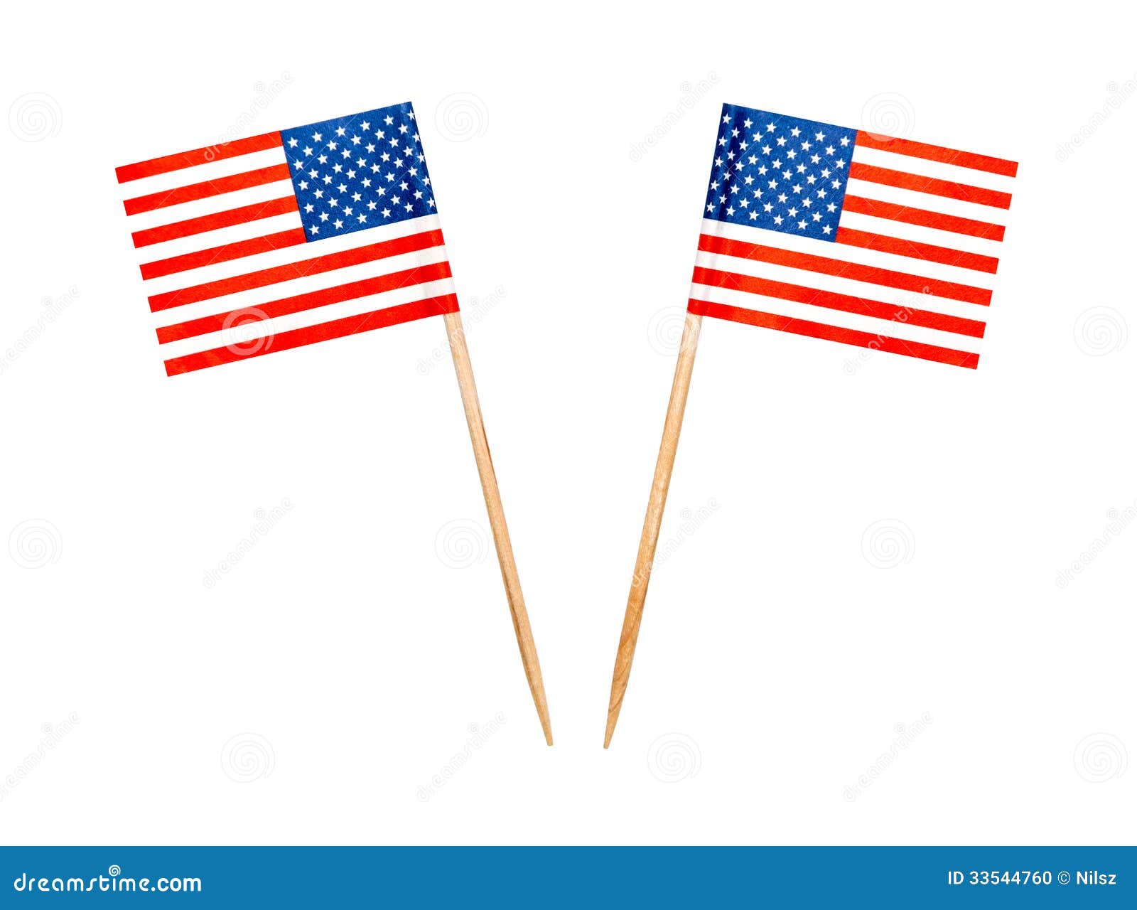 Food USA flag toothpicks stock photo. Image of united - 33544760