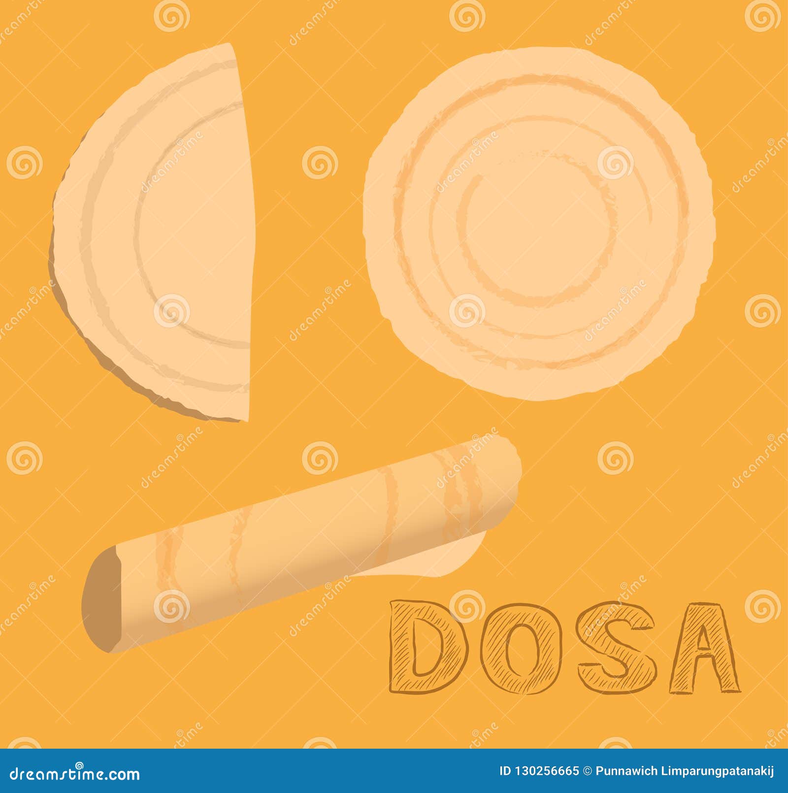 Dosa Vector Illustration For Designs | CartoonDealer.com #151865614
