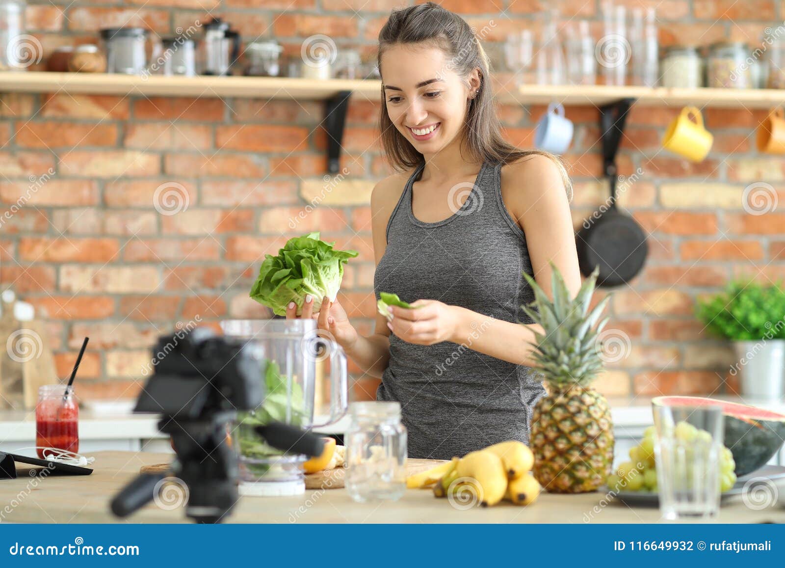 Food vlogger stock photo. Image of juicy, blog, internet - 116649932