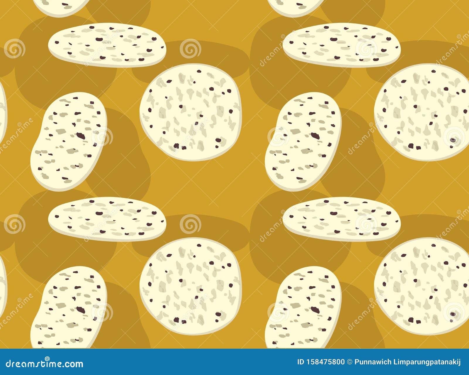 Naan Background. Design With Cartoon Style. | CartoonDealer.com #262646999