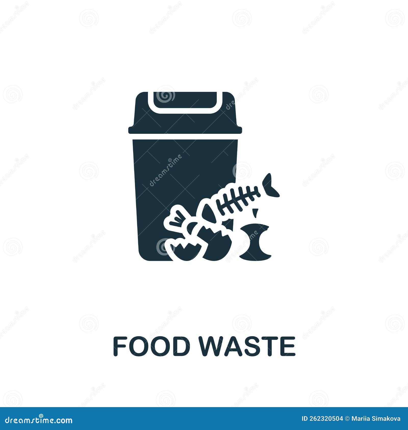 Food Waste Icon. Monochrome Simple Sustainability Icon for Templates ... Food Waste Icon. Monochrome Simple Sustainability Icon for Templates ...
