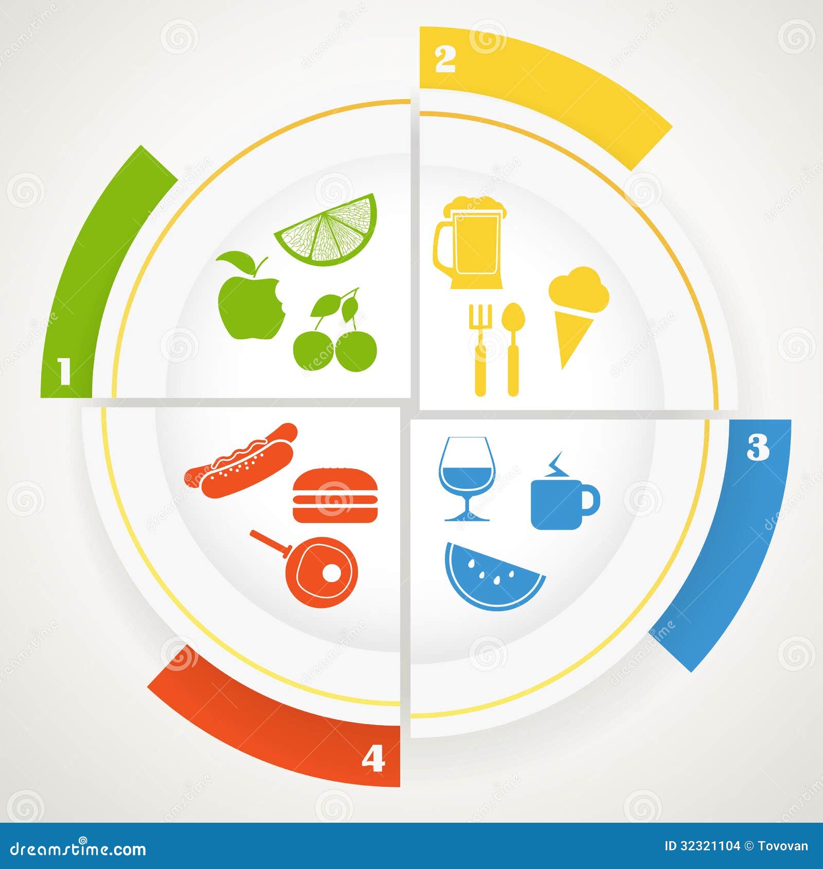 Food web icons set stock vector. Illustration of insignia - 32321104