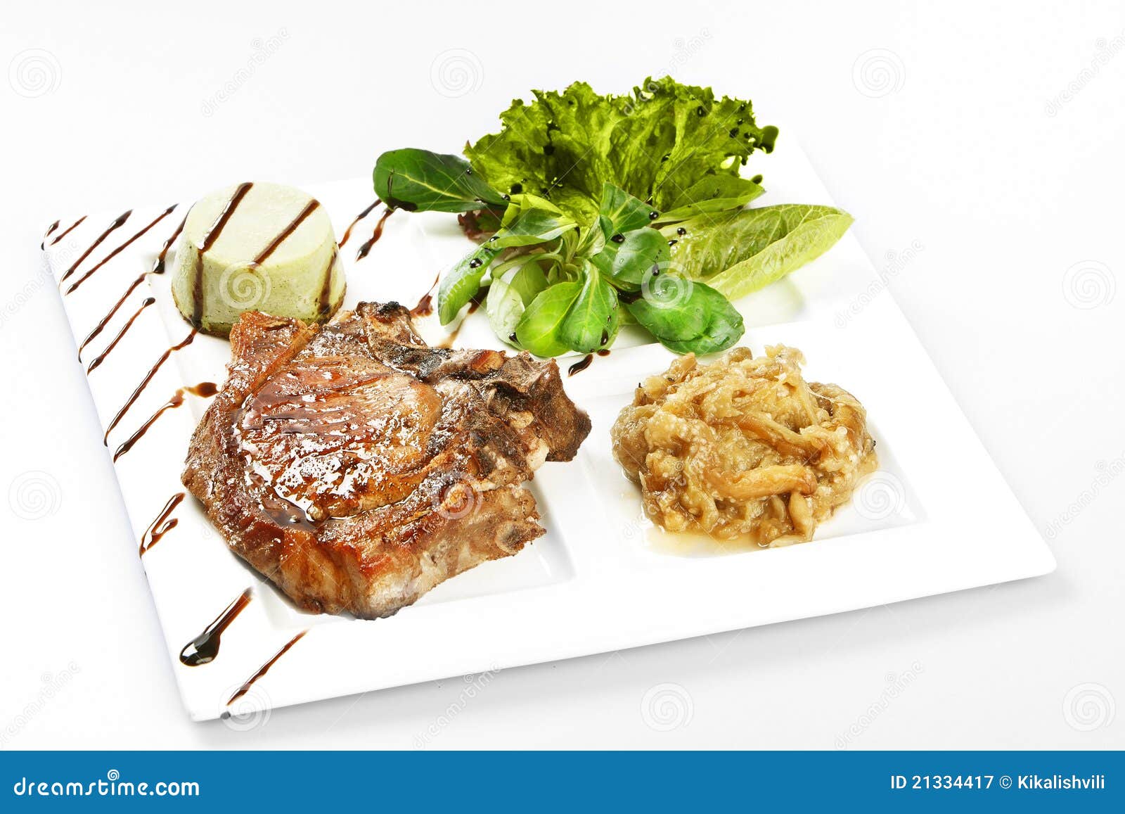 Food on white background stock image. Image of fried - 21334417