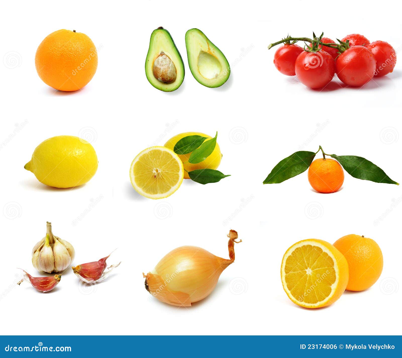 Food on white background stock photo. Image of orange - 23174006