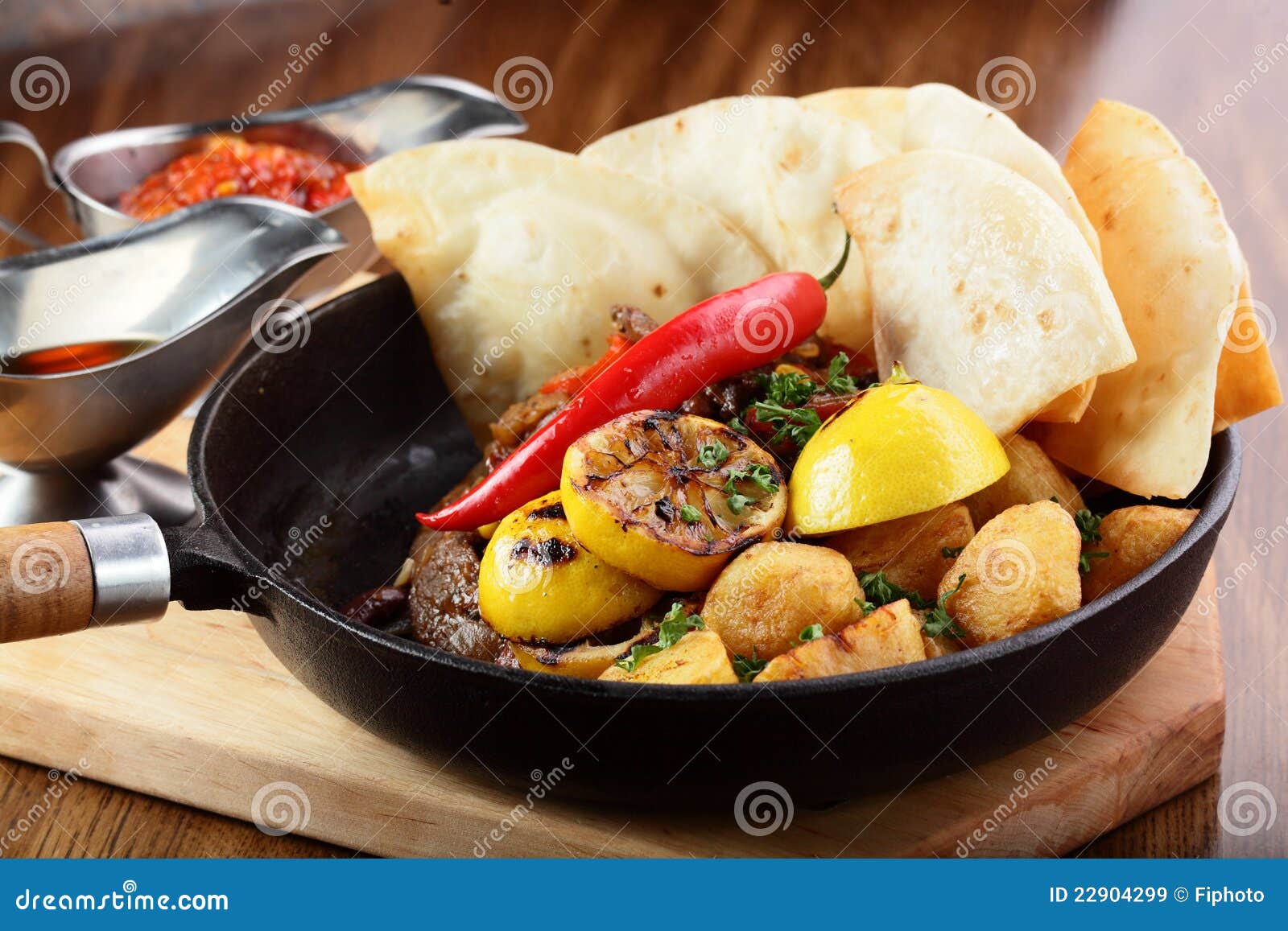 Food on wood table stock image. Image of cook, meal, closeup - 22904299
