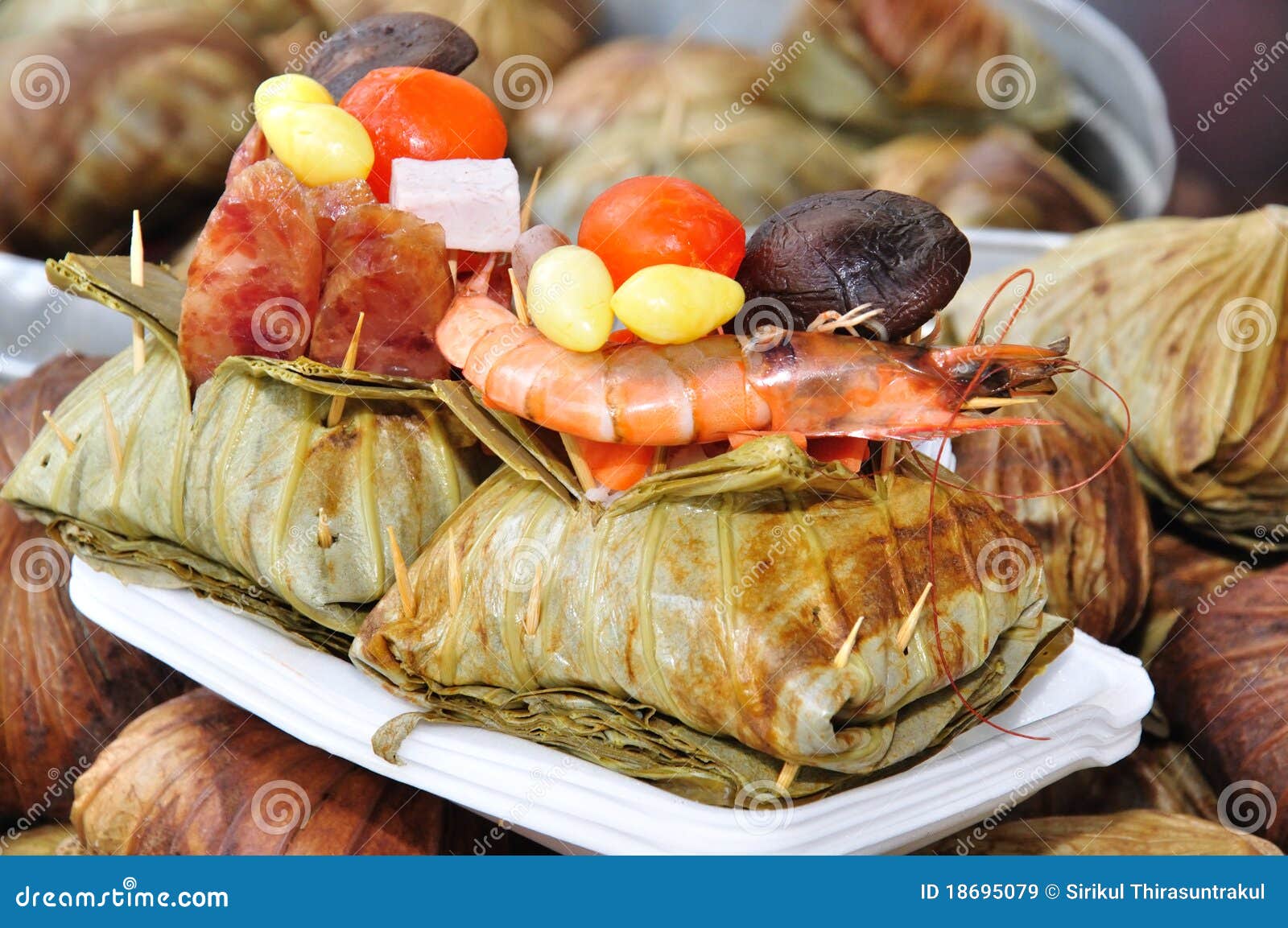 Foode Tradicional Tailandés Imagen de archivo - Imagen de alimento ...