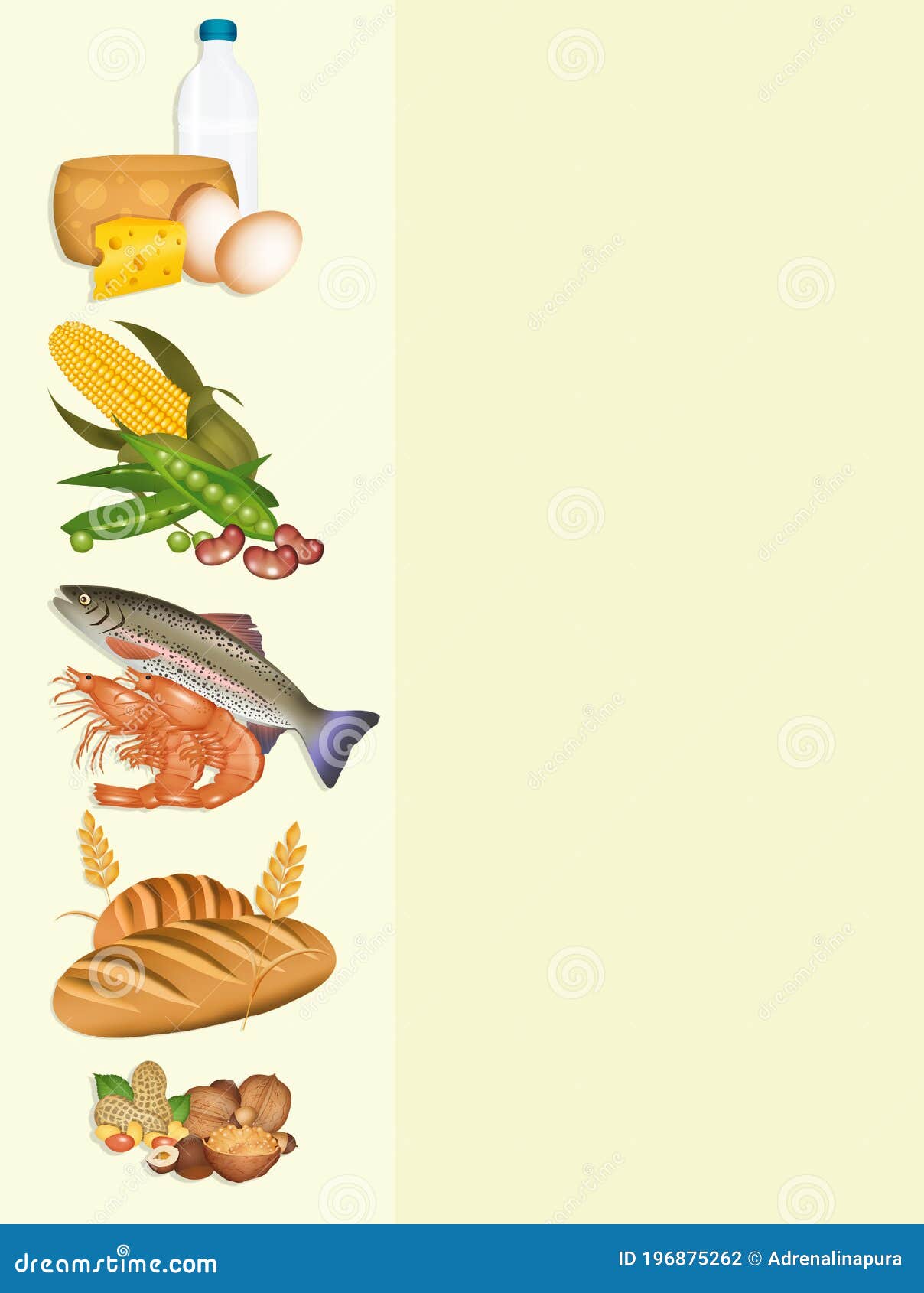 Foods That Create Food Intolerances Royalty-Free Stock Image ...