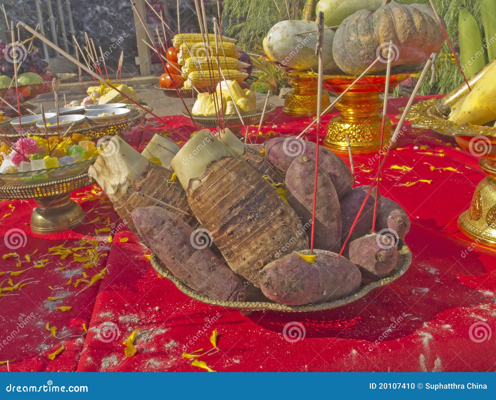 Foods for sacrifice stock photo. Image of food, dessert - 20107410