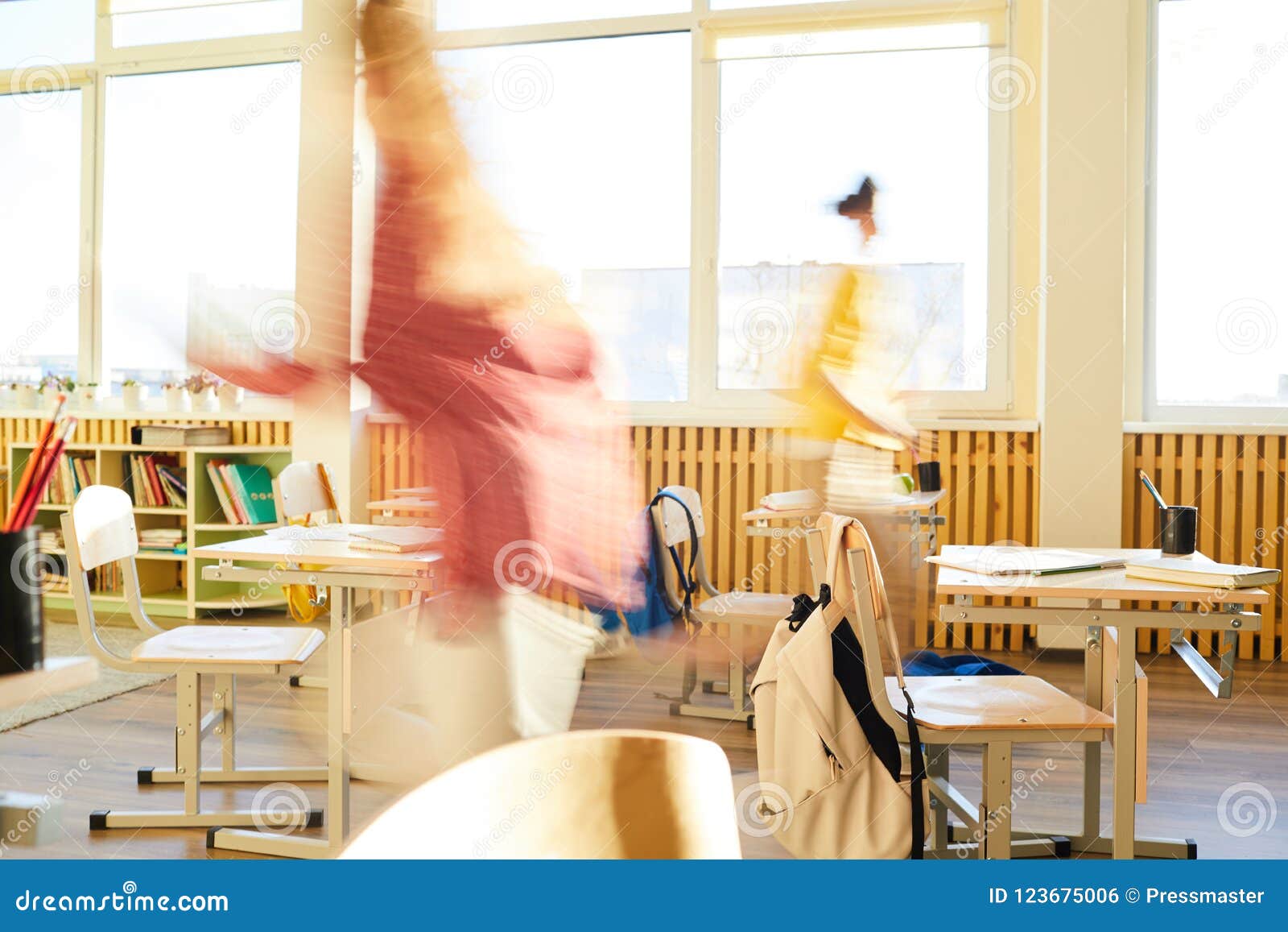Foolishness at School Break Stock Photo - Image of active, child: 123675006