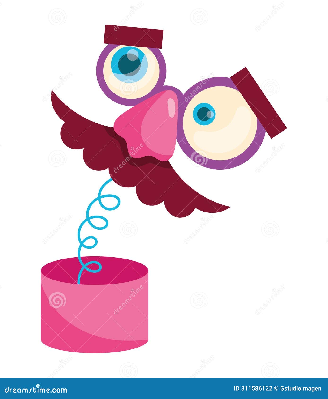 Fools day fun face stock illustration. Illustration of vector - 311586122