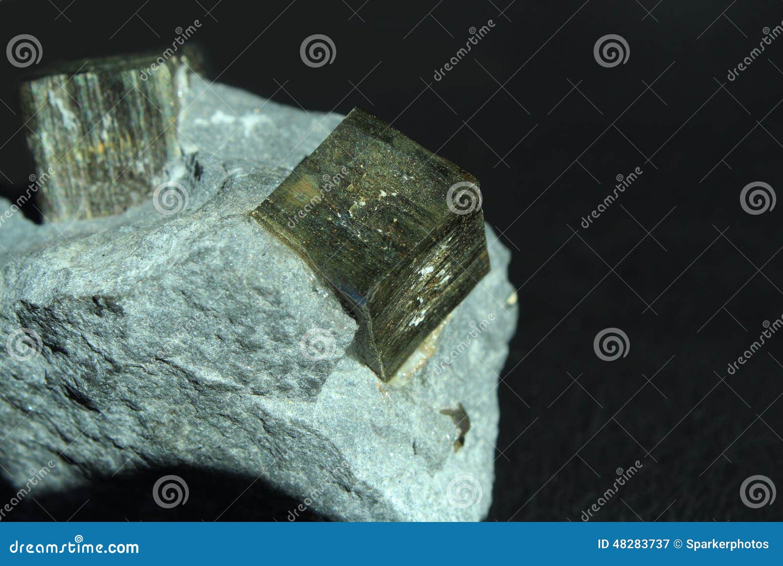 Fools Gold stock image. Image of square, green, striations - 48283737
