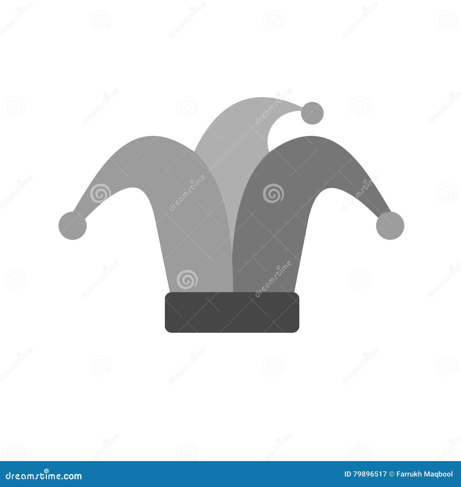 Fools Hat stock vector. Illustration of festival, celebration - 79896517