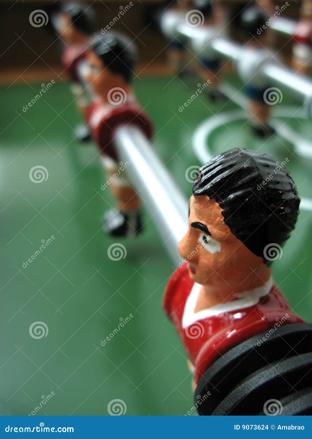 Foosball game close up stock photo. Image of green, recreation - 9073624