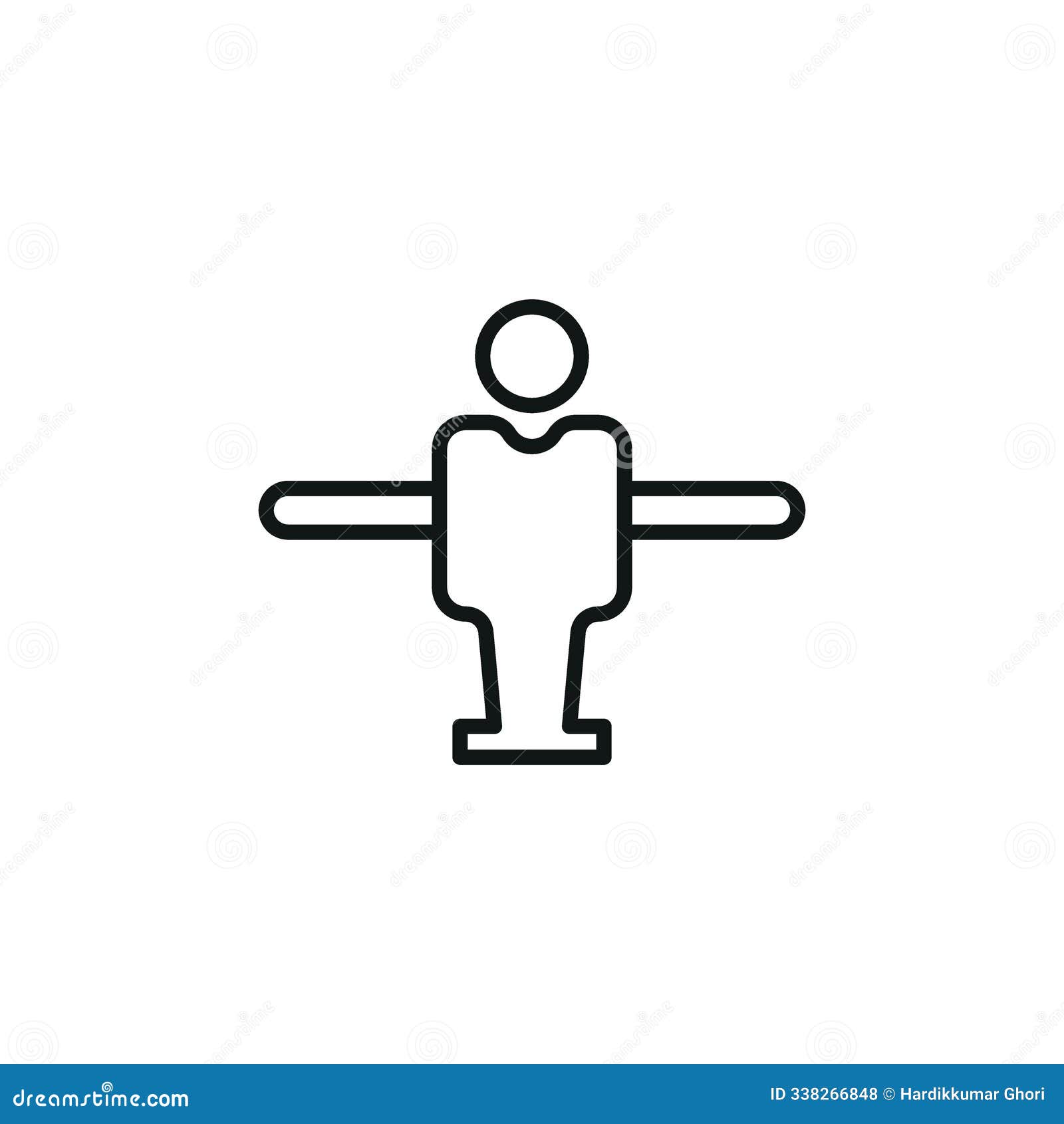 Foosball Icon Vector Set on White Background Stock Vector ...