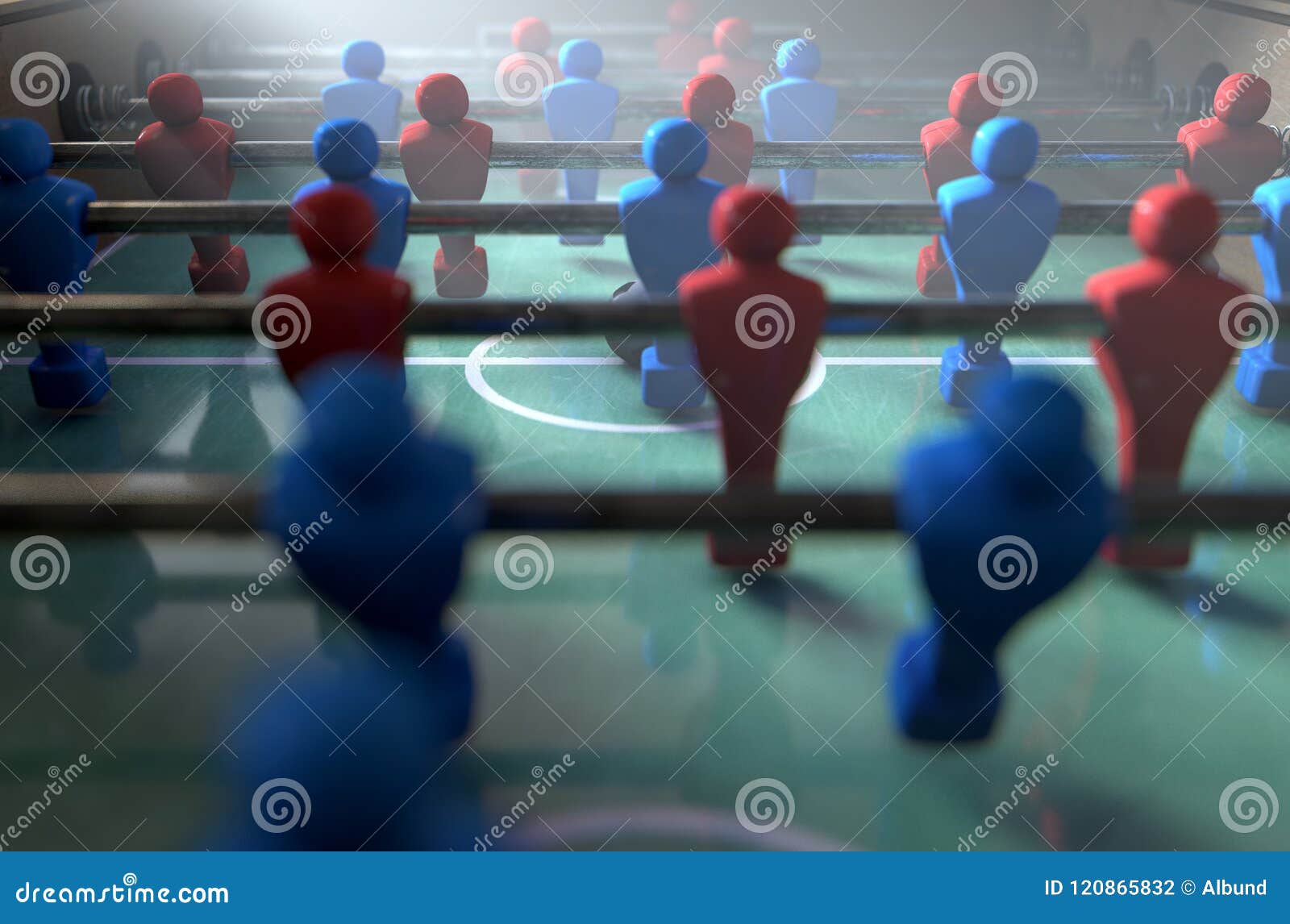 Foosball Players stock illustration. Illustration of render - 120865832