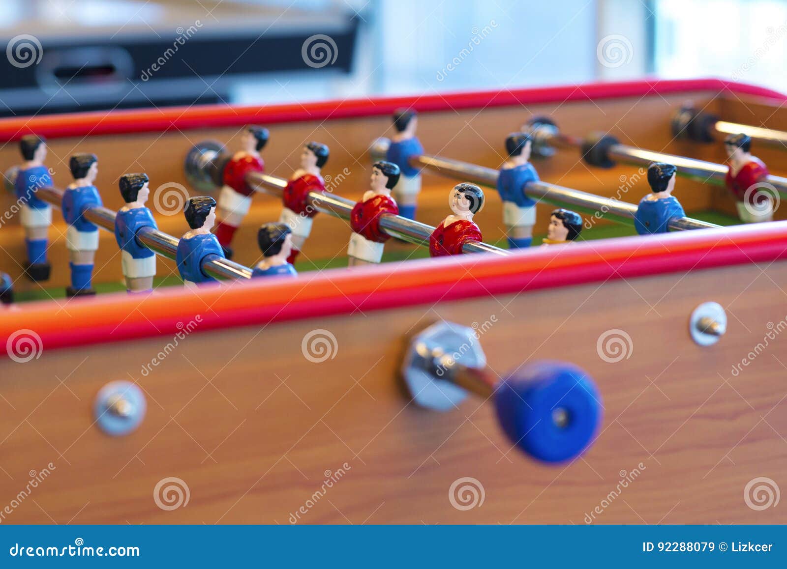 Foosball table stock image. Image of match, play, concept - 92288079