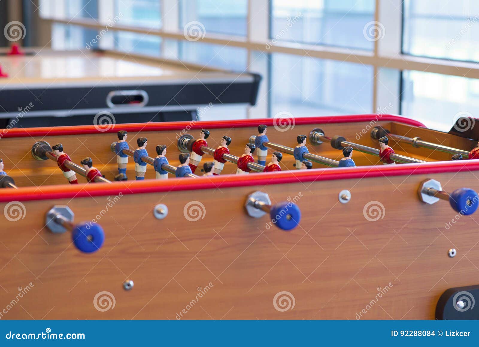 Foosball table stock photo. Image of tabletop, plastic - 92288084