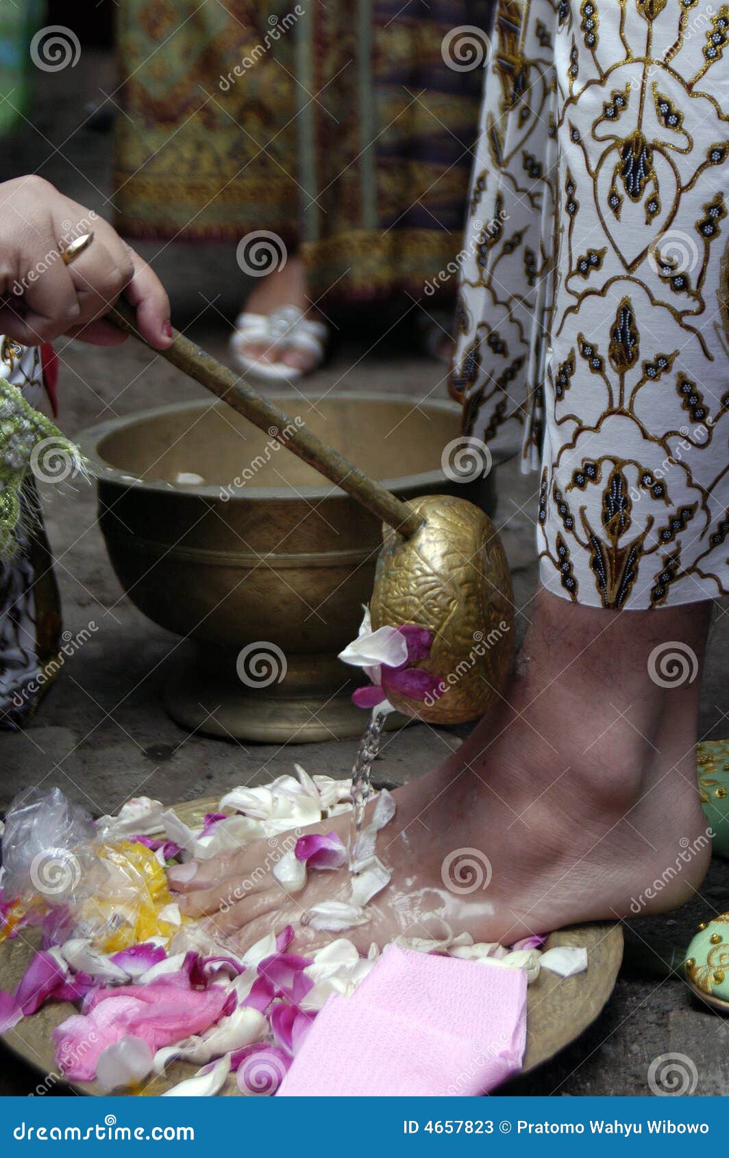 Washing Foot Islamic Ablution Rite Royalty-Free Stock Photo ...