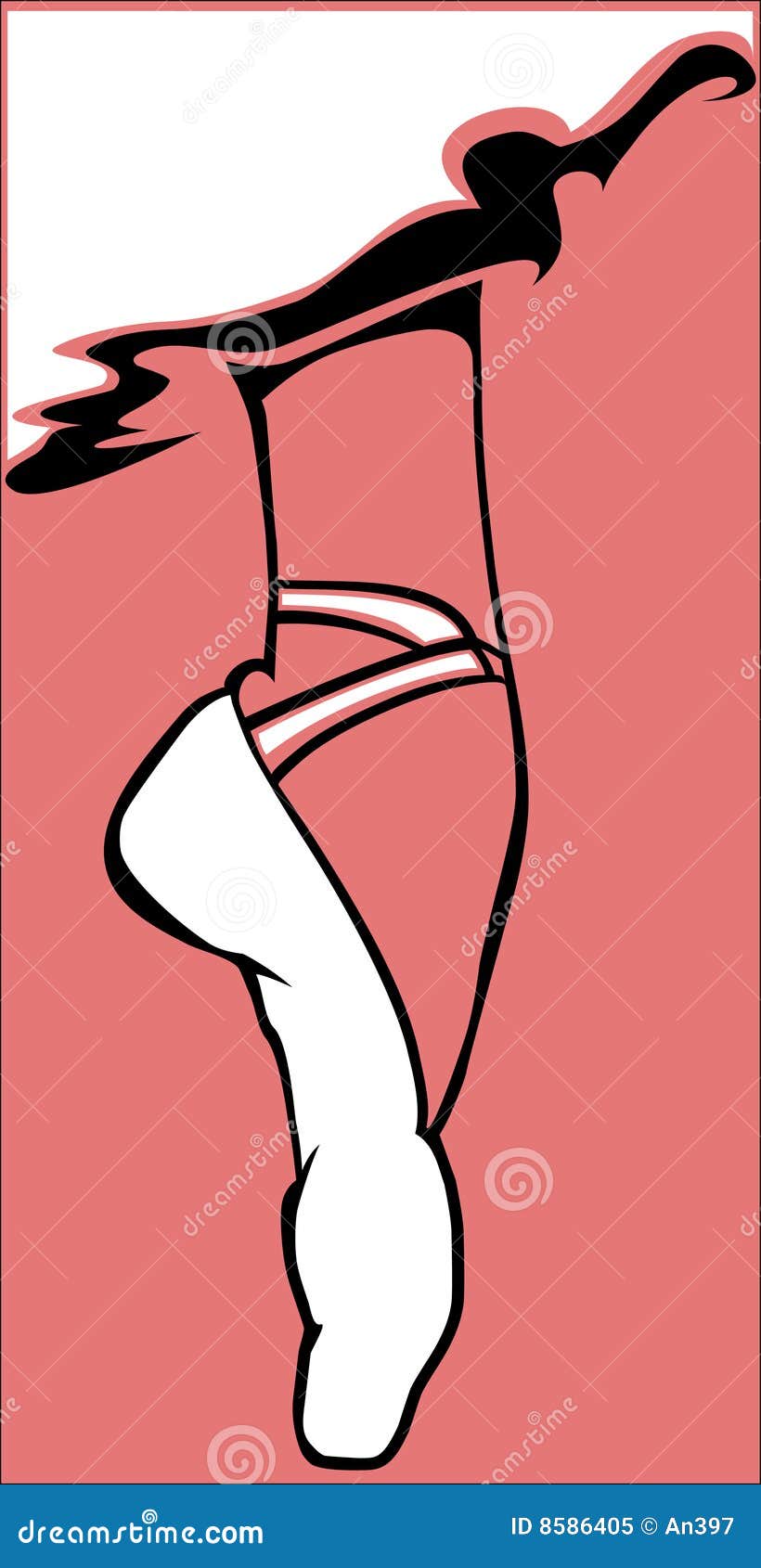 Foot stock vector. Illustration of toes, women, vector - 8586405