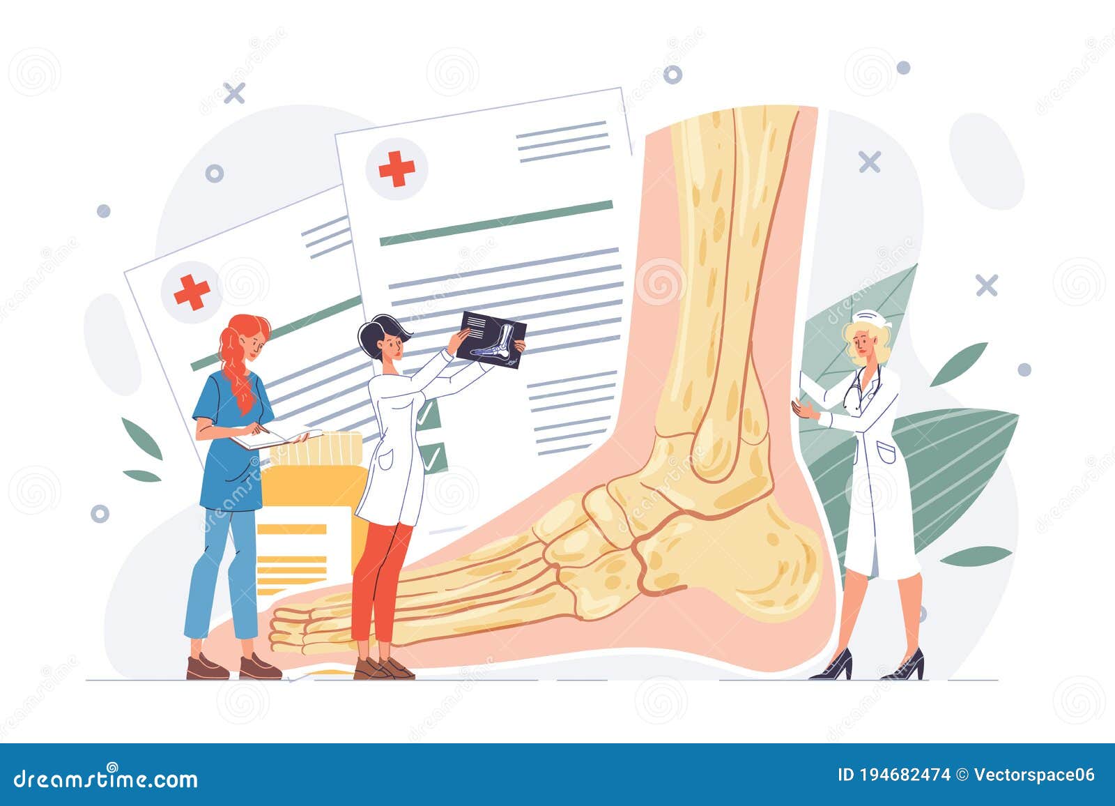 Foot Examination Stock Illustrations – 455 Foot Examination Stock ...