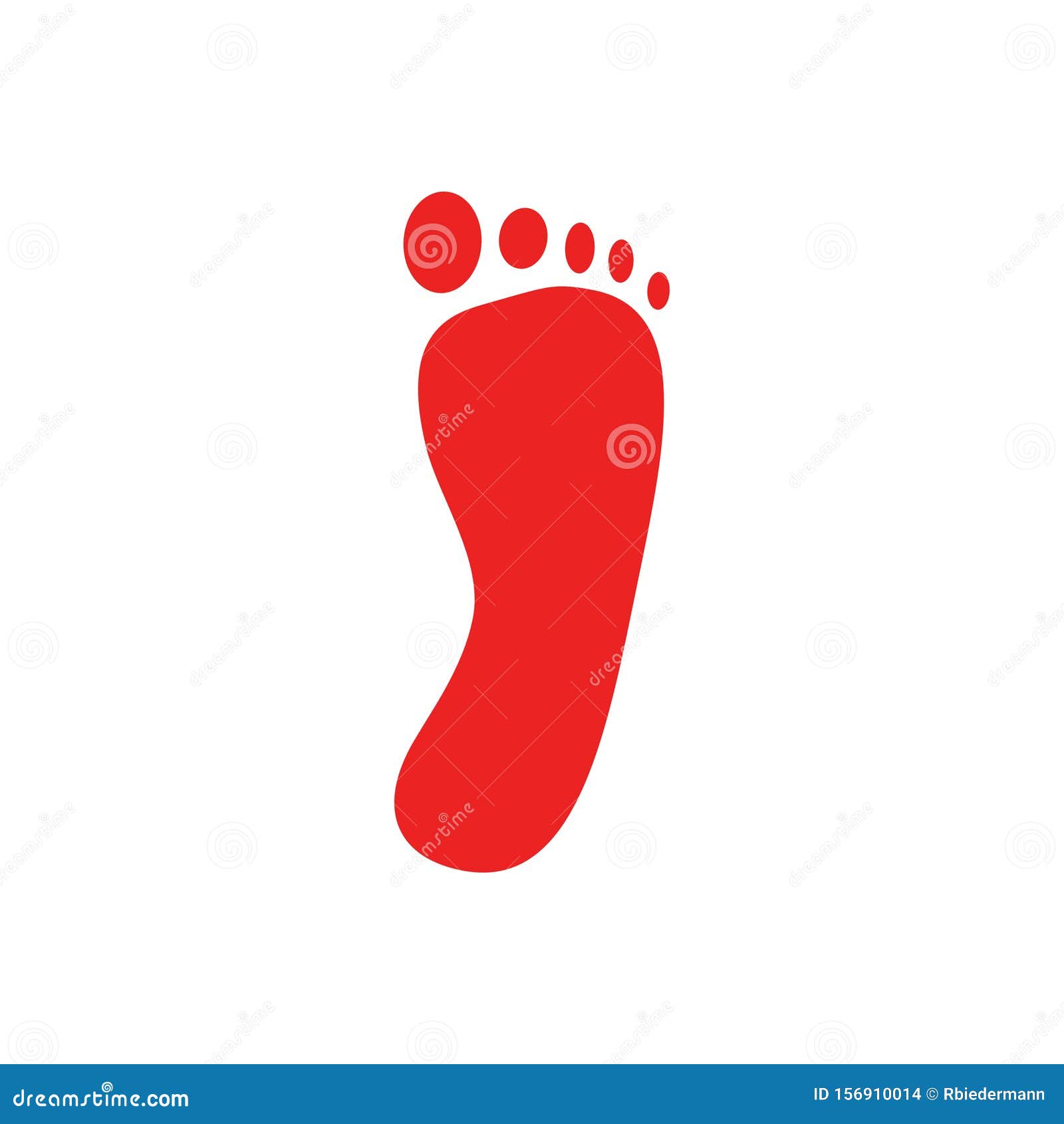 Foot and Background As Vector Illustration Stock Vector - Illustration ...