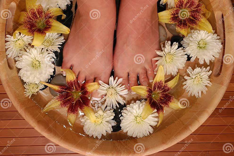 Foot Bath stock photo. Image of calm, nature, cosmetics - 1645724