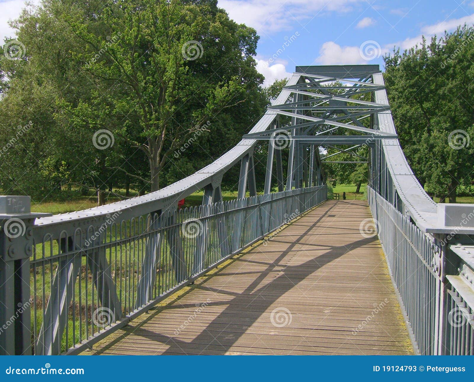 Foot bridge stock image. Image of footbridge, wooden - 19124793
