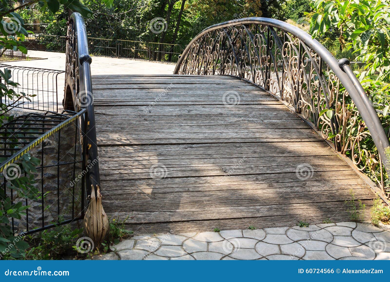 Foot bridge stock photo. Image of landscape, wood, woody - 60724566